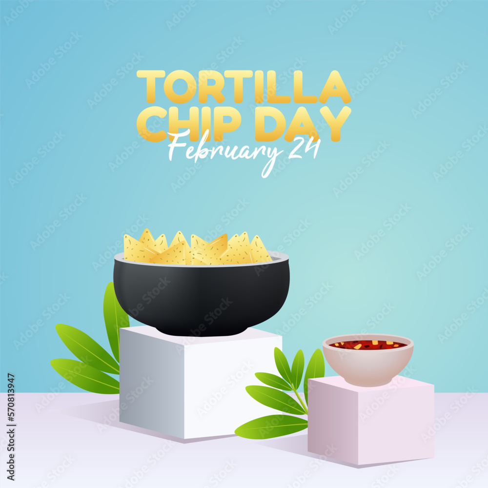 vector graphic of tortilla chip day good for national tortilla chip day ...