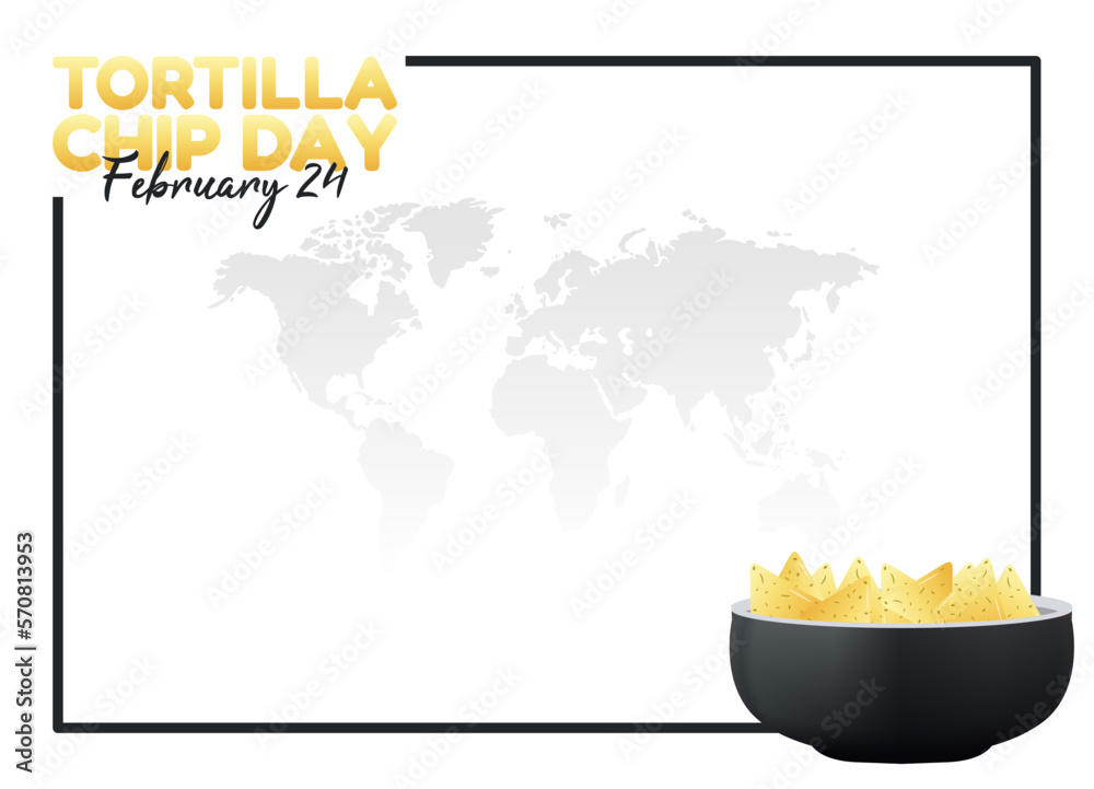 vector graphic of tortilla chip day good for national tortilla chip day ...