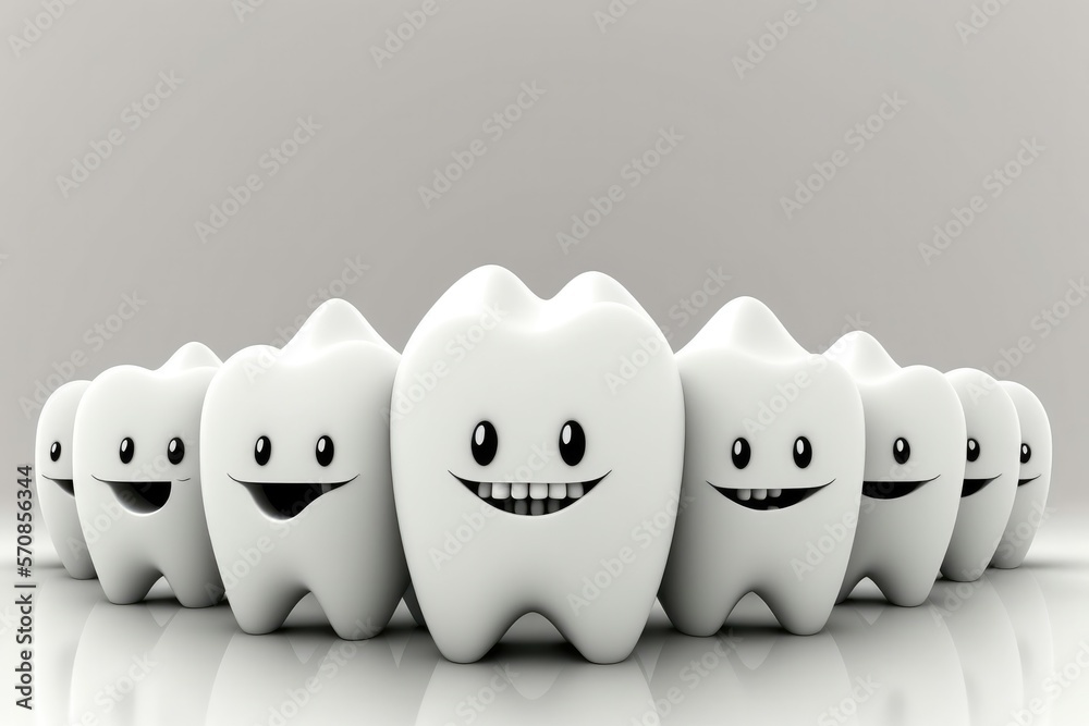 Clean white teeth and beautifully aligned teeth. Orthodontics and oral ...