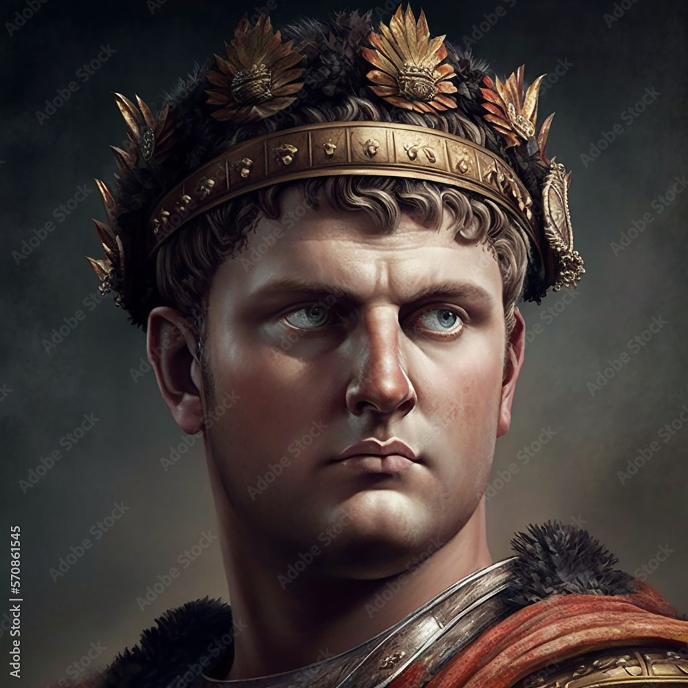 Great roman empire. Roman emperor Nero (54–68 CE). Full name: Nero ...