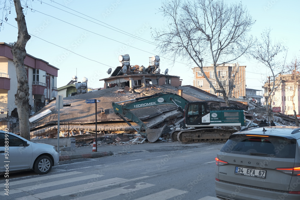 KAHRAMANMARAS, TURKEY- Kahramanmaraş-centered earthquakes that occurred ...