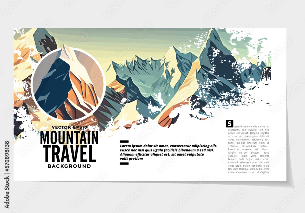 Brochure, ebook or presentation mockup ready for use, vector ...