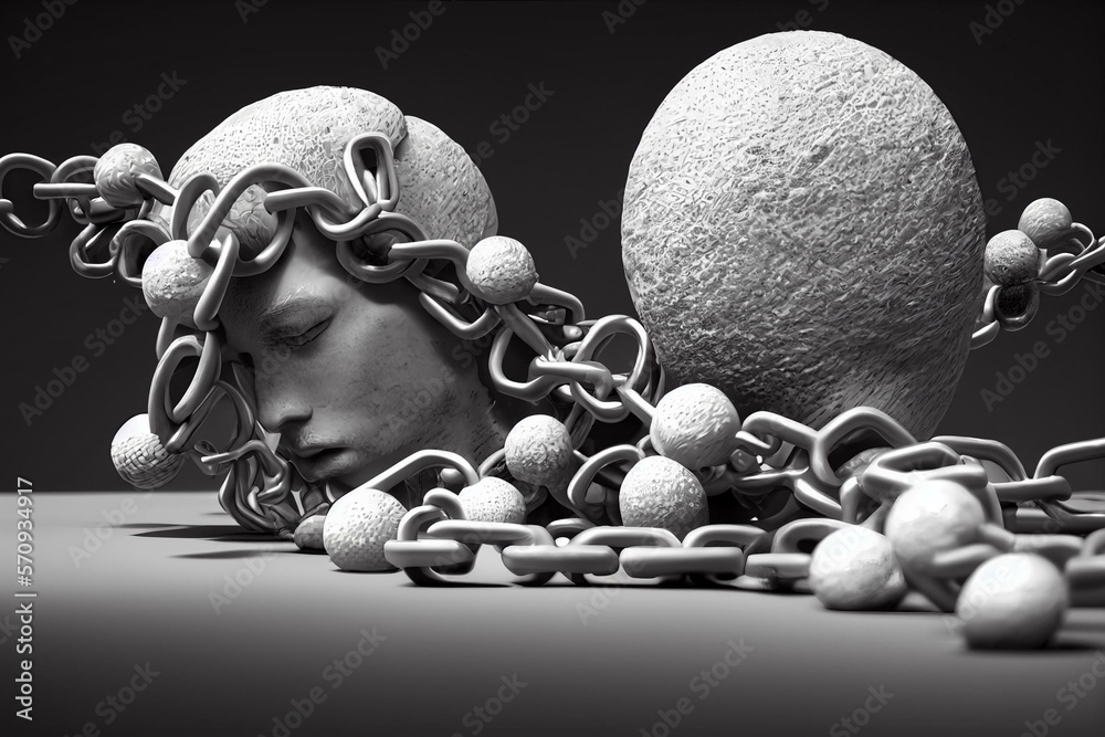 Sin as a negative aspect of life - symbolized by word Sin and and ...