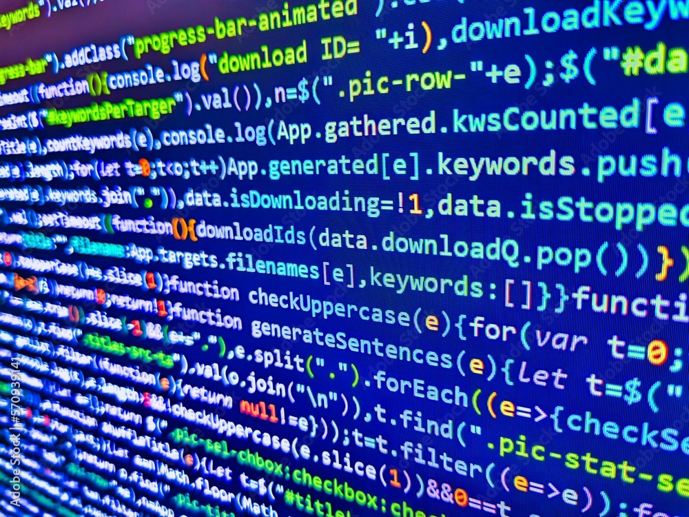 Program Development Concept Neural Network Running In Python Programmer Working In A Software