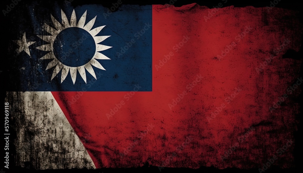 Political taiwan country flags, centered, nationality created with ...