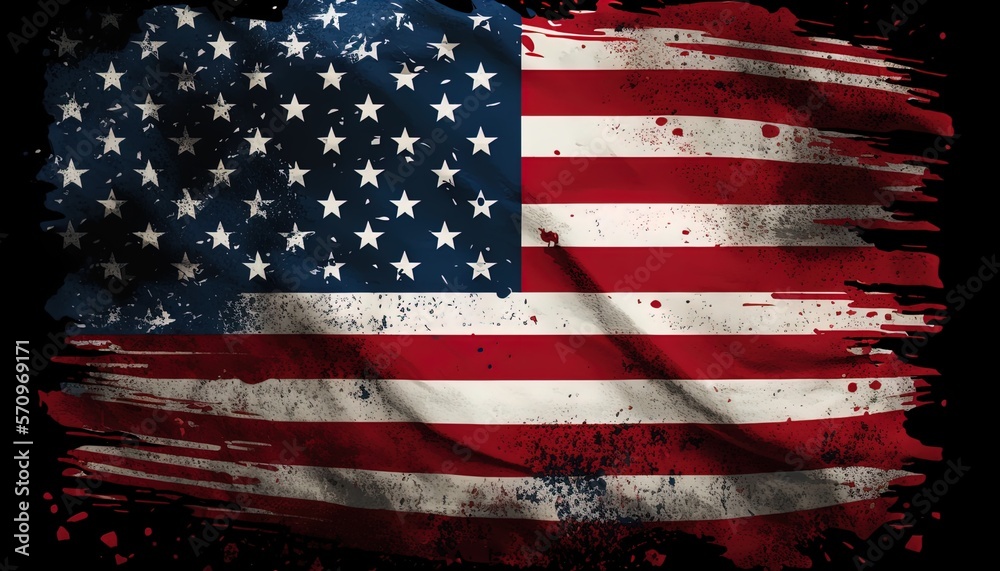 Political us american country flags, centered, nationality created with ...