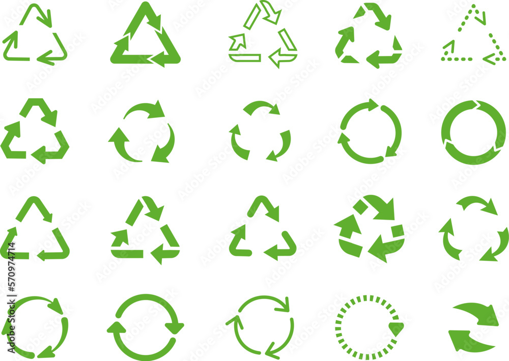 Vetor de Reusable round arrows elements, lifecycle arrow symbol ...
