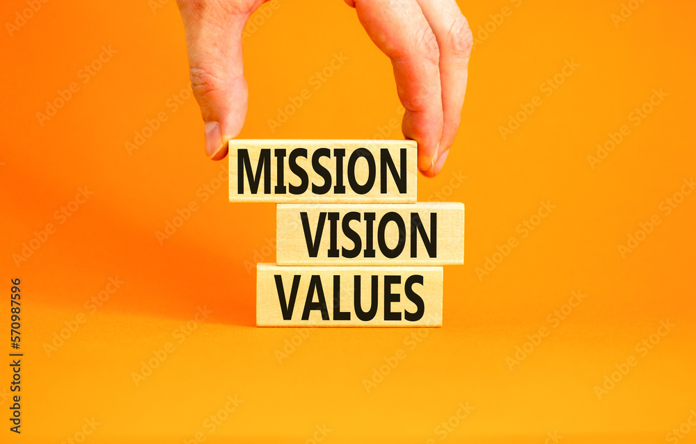 Mission vision values symbol. Concept words Mission Vision Values on ...