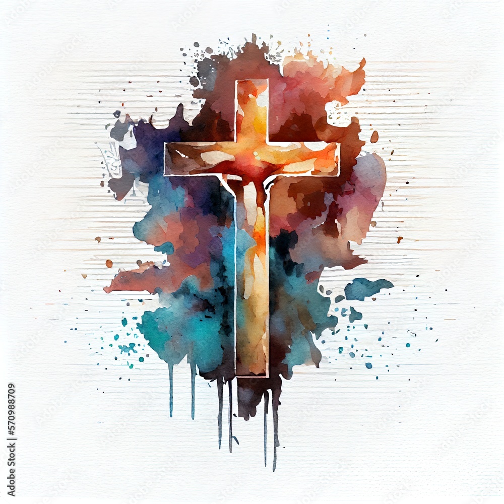 Easter Abstract Christian Art