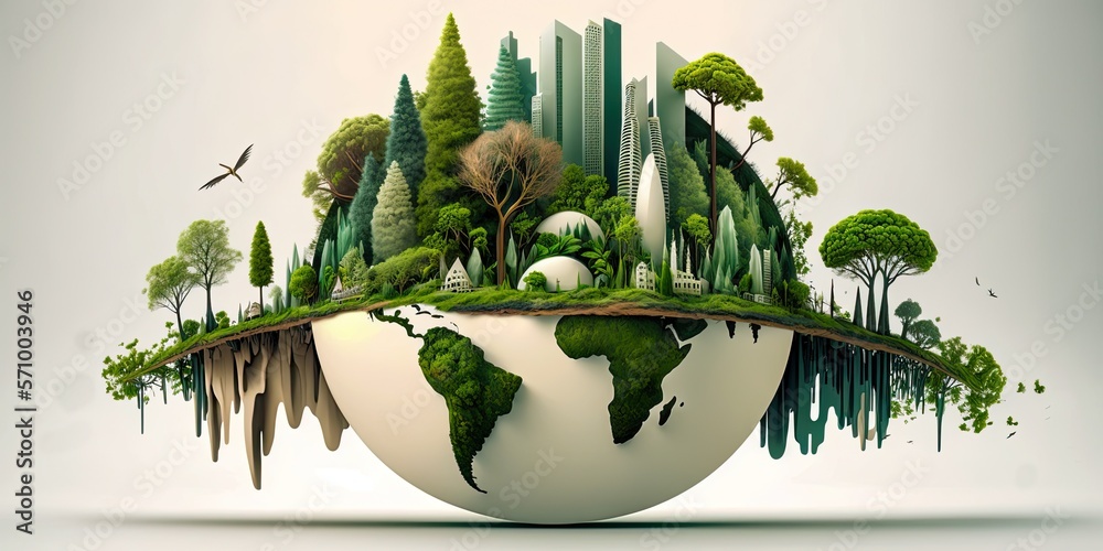 ESG. Green energy, Sustainable industry. Ecological sustainability ...