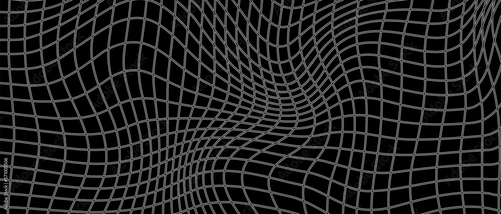Abstract black and white striped grid background. Geometric pattern ...