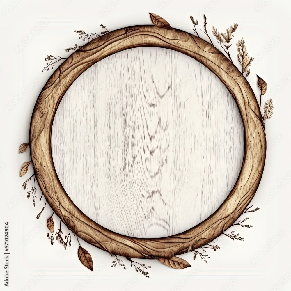 Circular Logo Frame Design. Background for circle logos. Detailed ...