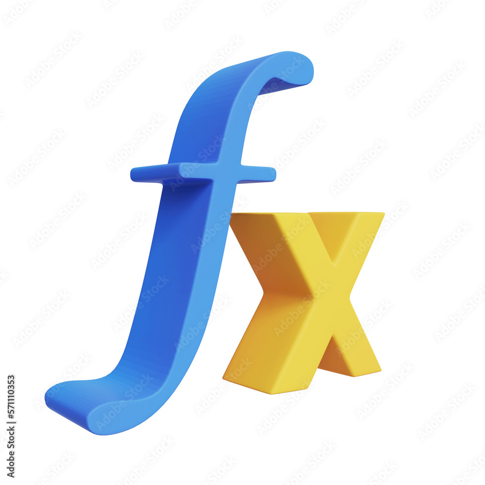 Linear Algebra 3D Icon Stock Illustration | Adobe Stock