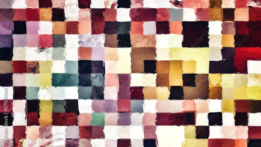 Colorful abstract mosaic with a rough texture background. Colored ...