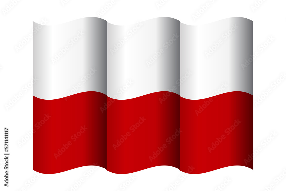 Flag of Poland. Flag of the Polish Republic vector page symbol for web ...