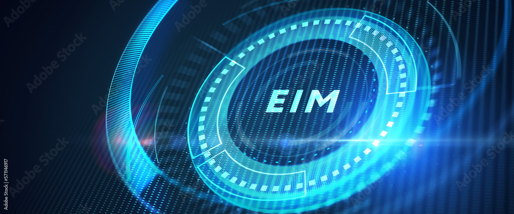 EIM Enterprise information management system. 3d illustration Stock ...