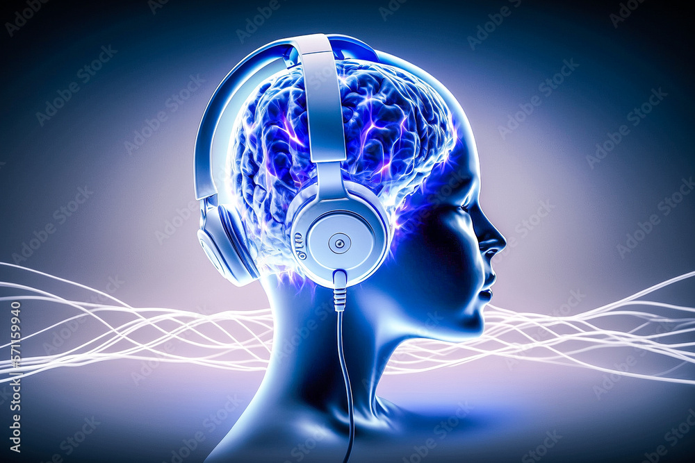 Thérapie par neurofeedback - Visualisation des effets des sons et de la ...