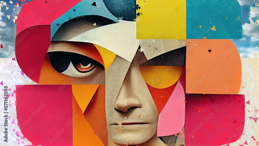 Mental States collage aesthetic animation dynamic image cinemagraph ...