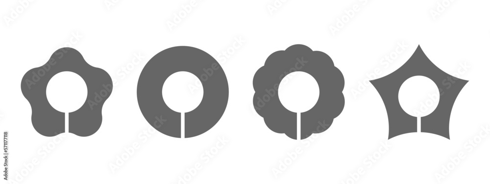 Set of closet dividers templates isolated on white background. Wardrobe ...