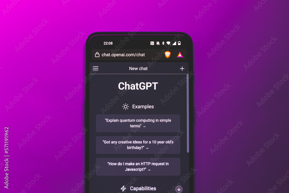 Openai Chatgpt Chat Bot App Chatgpt Is Ai Chatbot Which Is Made By