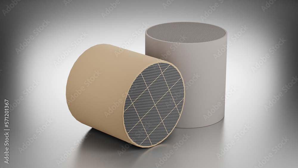 Cartridges for DPF filter and NOX catalytic converter. Used in ...