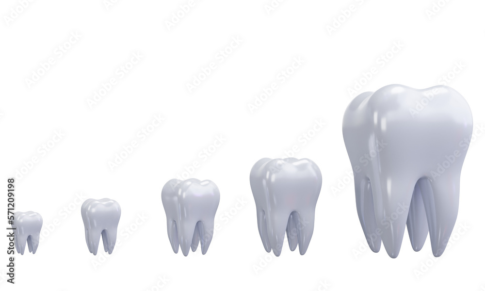 3d tooth isolated on transparent background. Render. 3d render. PNG ...