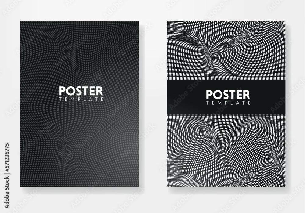 Set of Editable poster template. Can be used for poster, brochure ...
