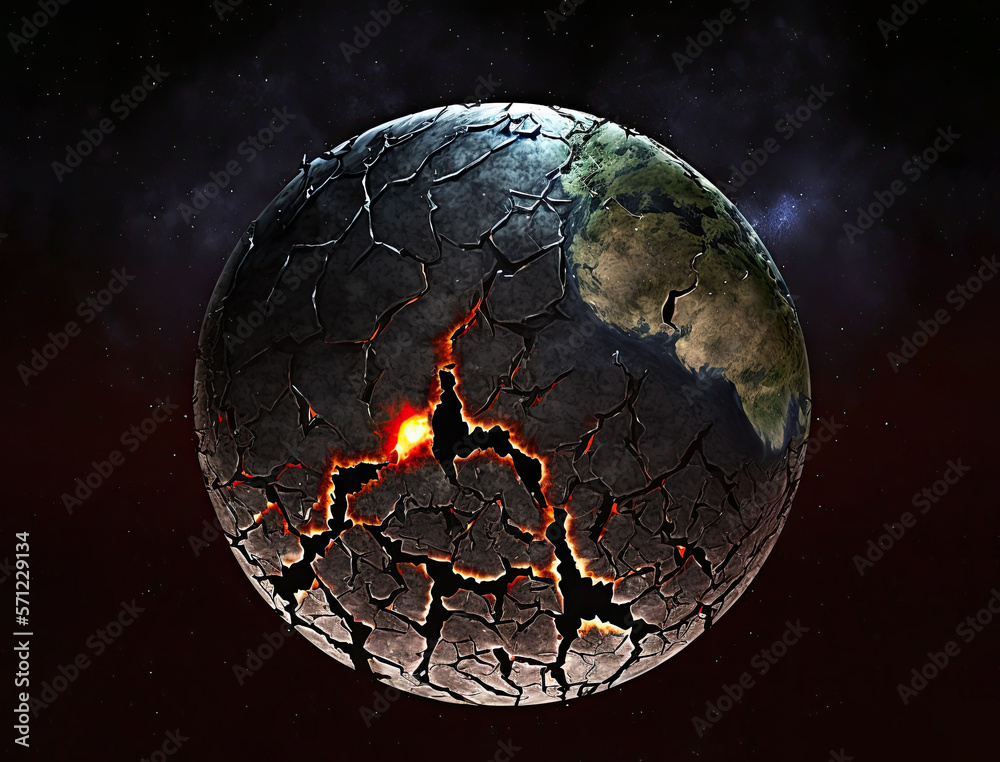Cracked Globe