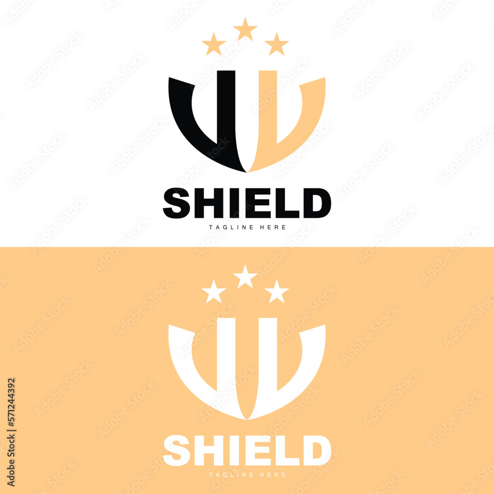 Shield Logo, Antivirus Protection Security Vector, Simple Gaming Logo ...