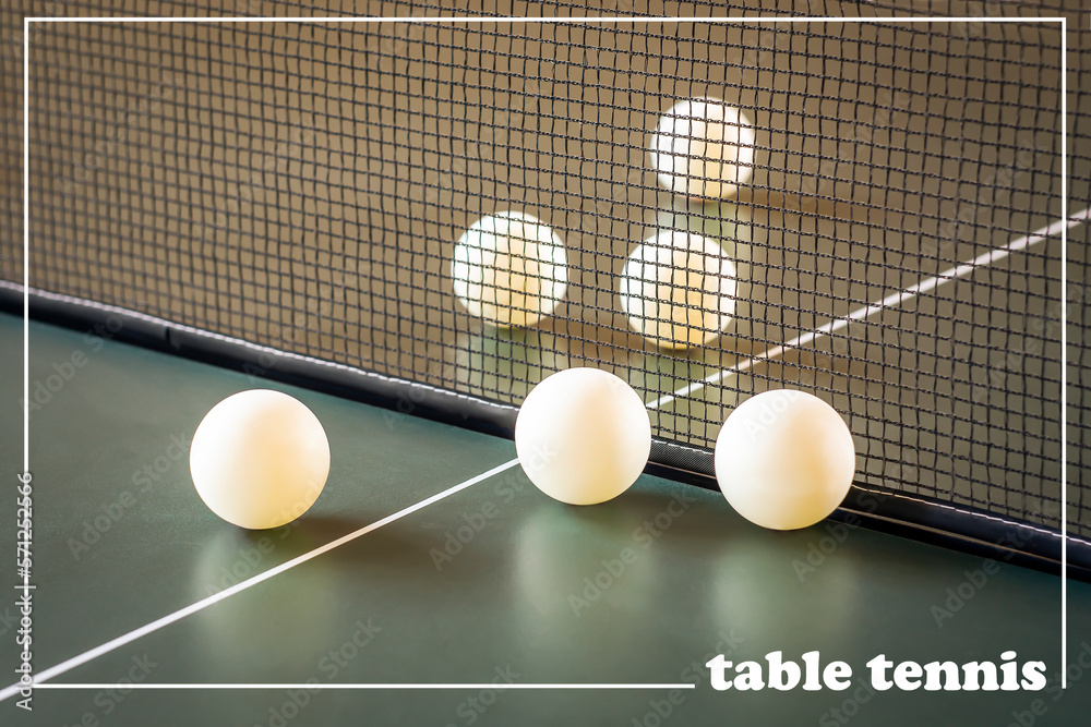 Advertising poster for table tennis competitions. Stock Illustration ...
