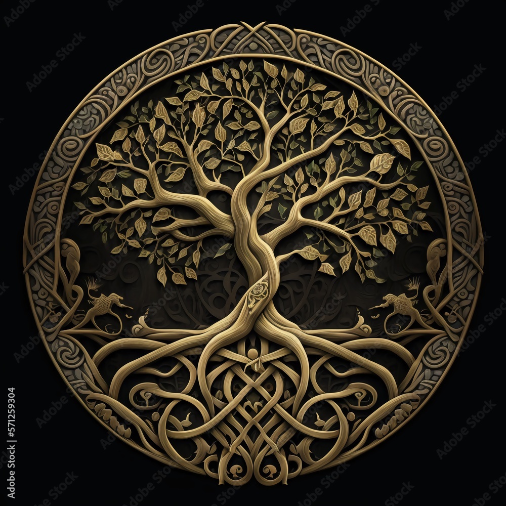 Poster The tree of Life isolated – Wall Art | UkPosters