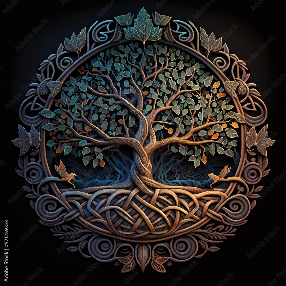 Photo & Art Print The tree of Life isolated, elit76_d