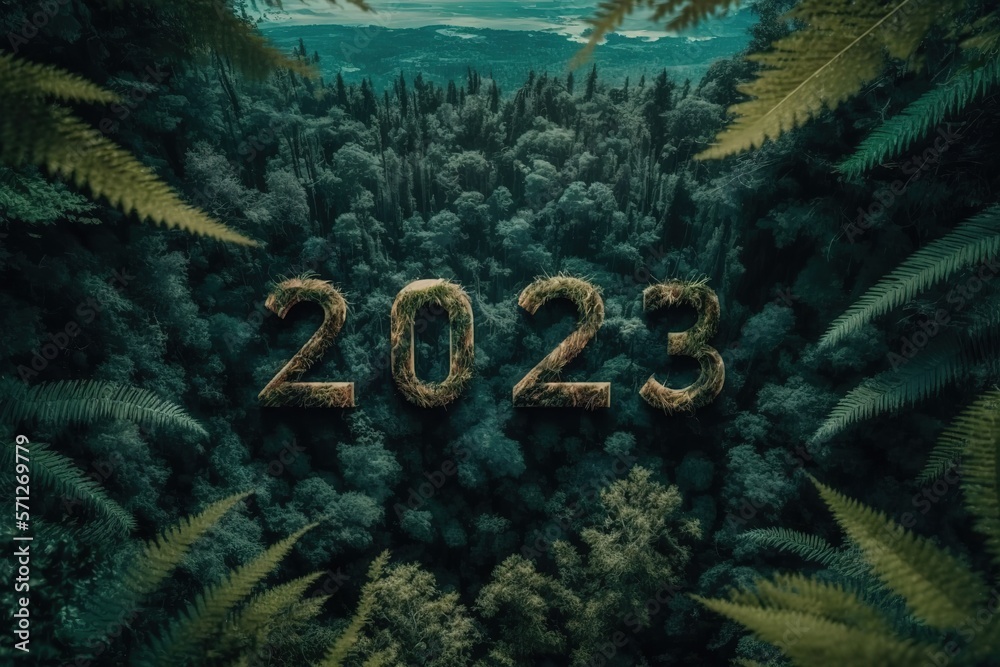 2023 New Year concept for Sustainable environment development goals on ...