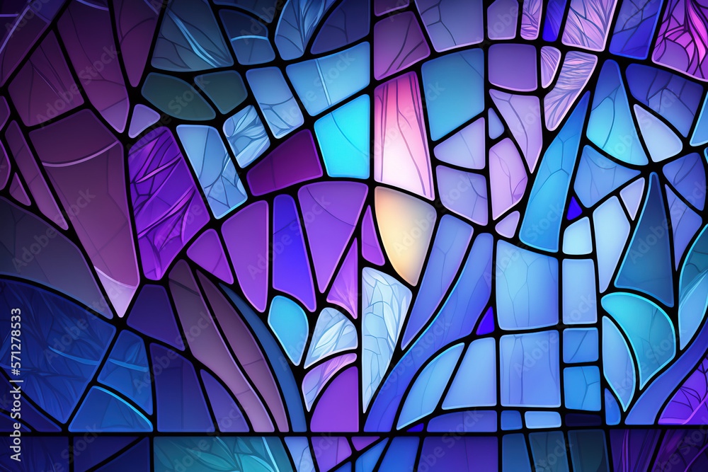 Stained Glass Random Pattern