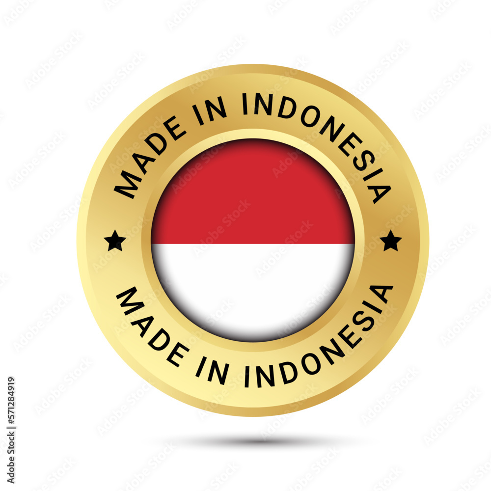 Made in Indonesia vector logo, icons and symbols. Stock Vector | Adobe ...