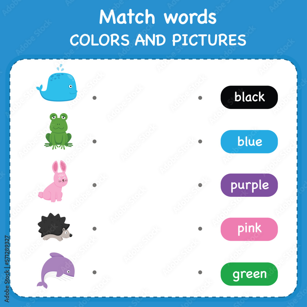 Trace and match words with pictures. Educational worksheet for ...