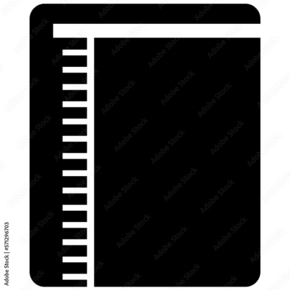 diary vector, icon, symbol, logo, clipart, isolated. vector ...