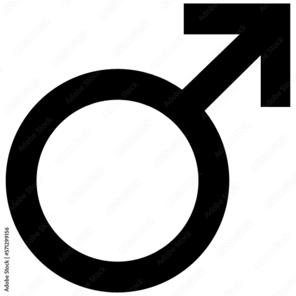 male vector, icon, symbol, logo, clipart, isolated. vector illustration ...