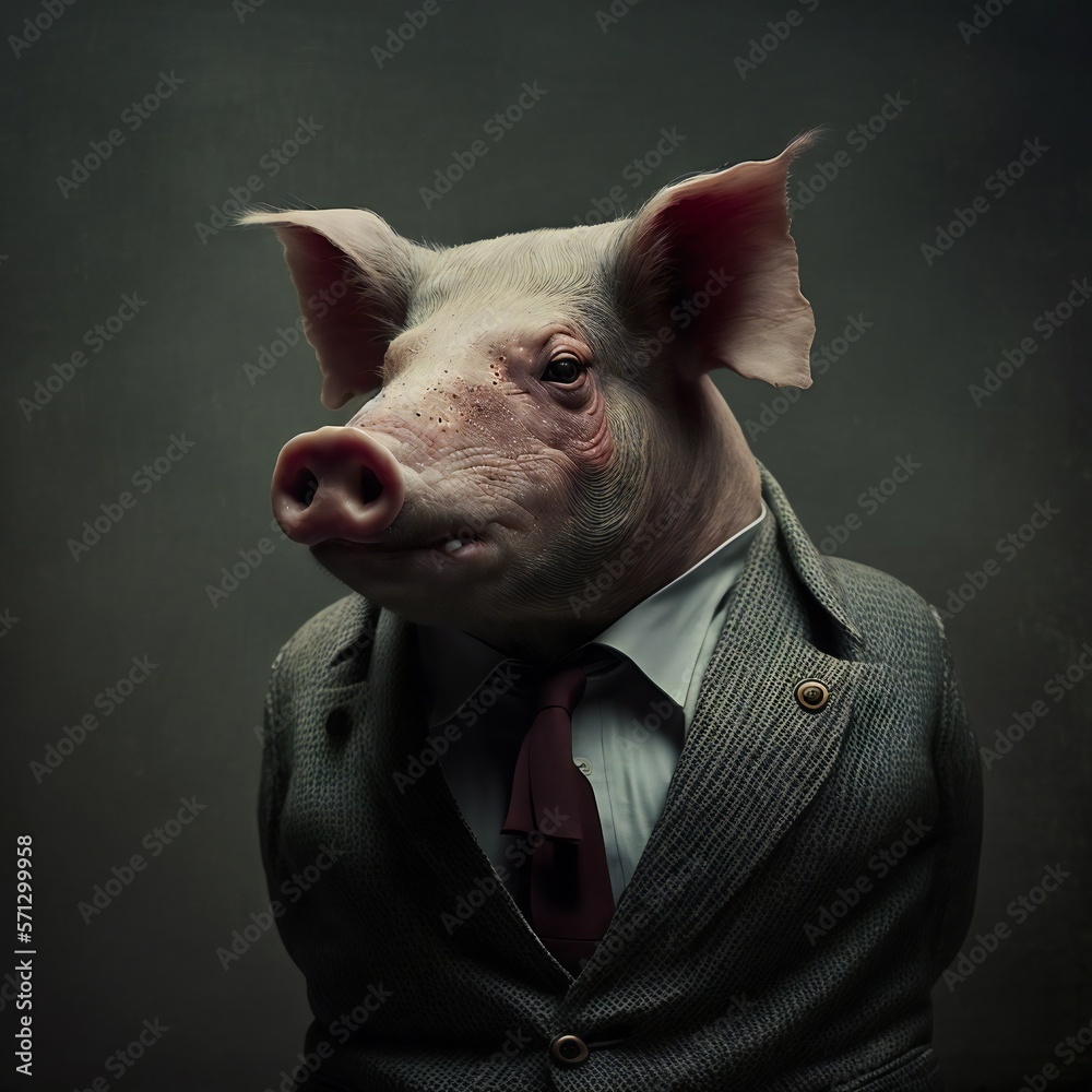 Real Pig In A Suit