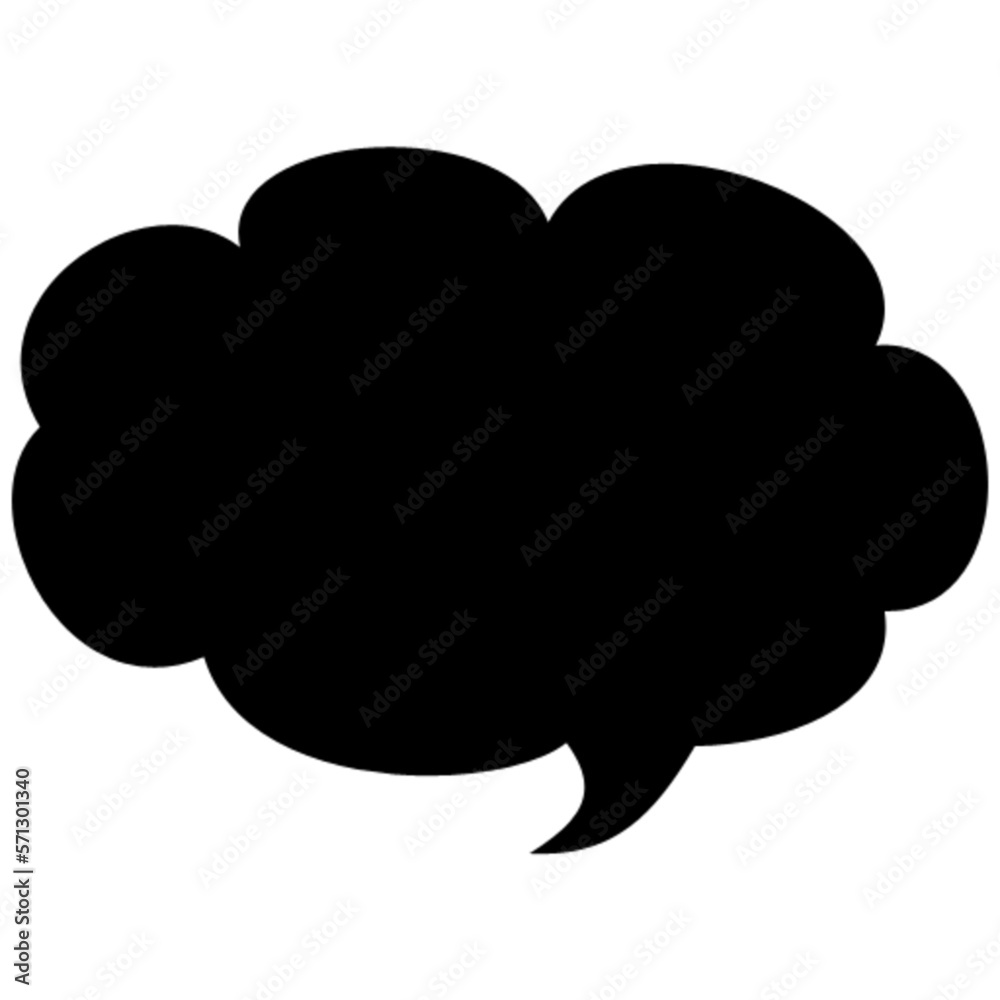 thought bubble vector, icon, symbol, logo, clipart, isolated. vector ...