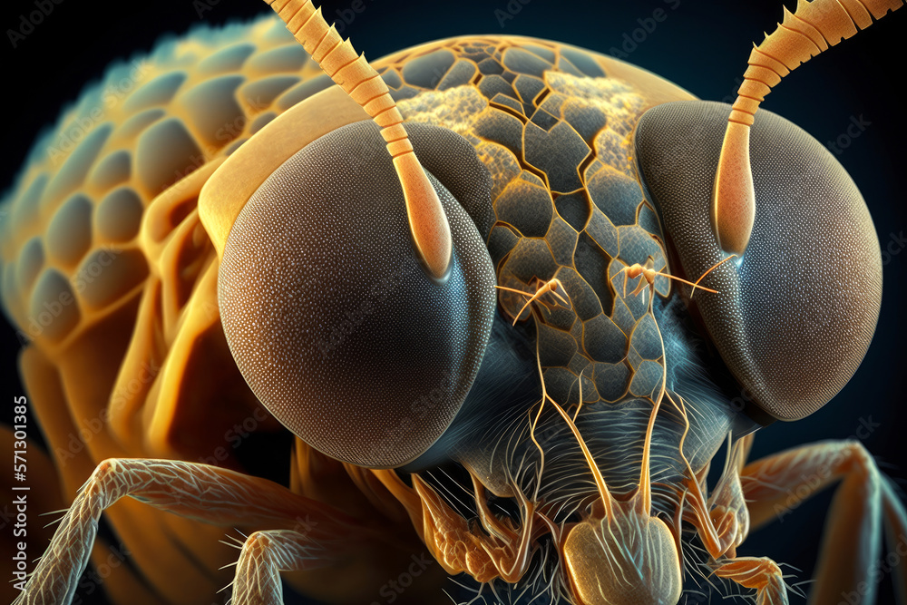 Microscopic Macro Masterpiece: A Photorealistic Ant Illustration ...
