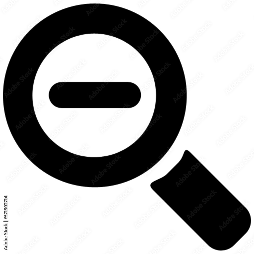 zoom out vector, icon, symbol, logo, clipart, isolated. vector ...