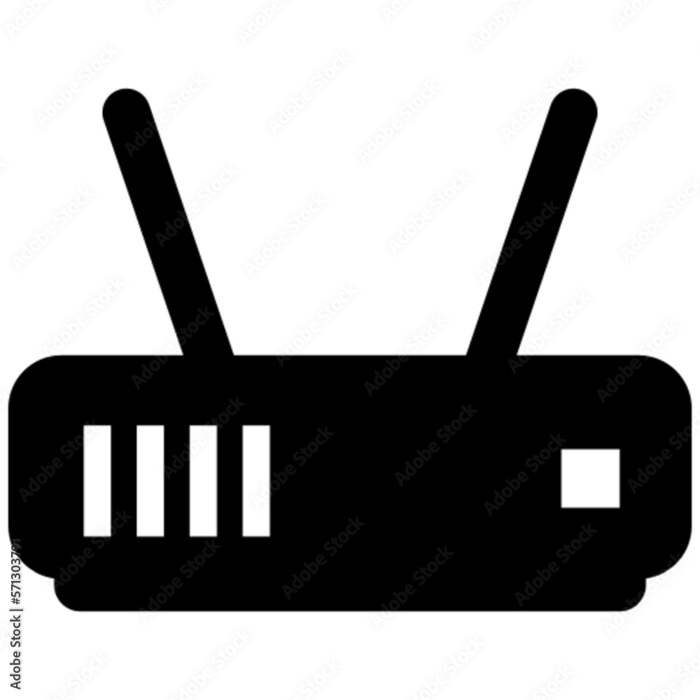wifi router vector, icon, symbol, logo, clipart, isolated. vector ...
