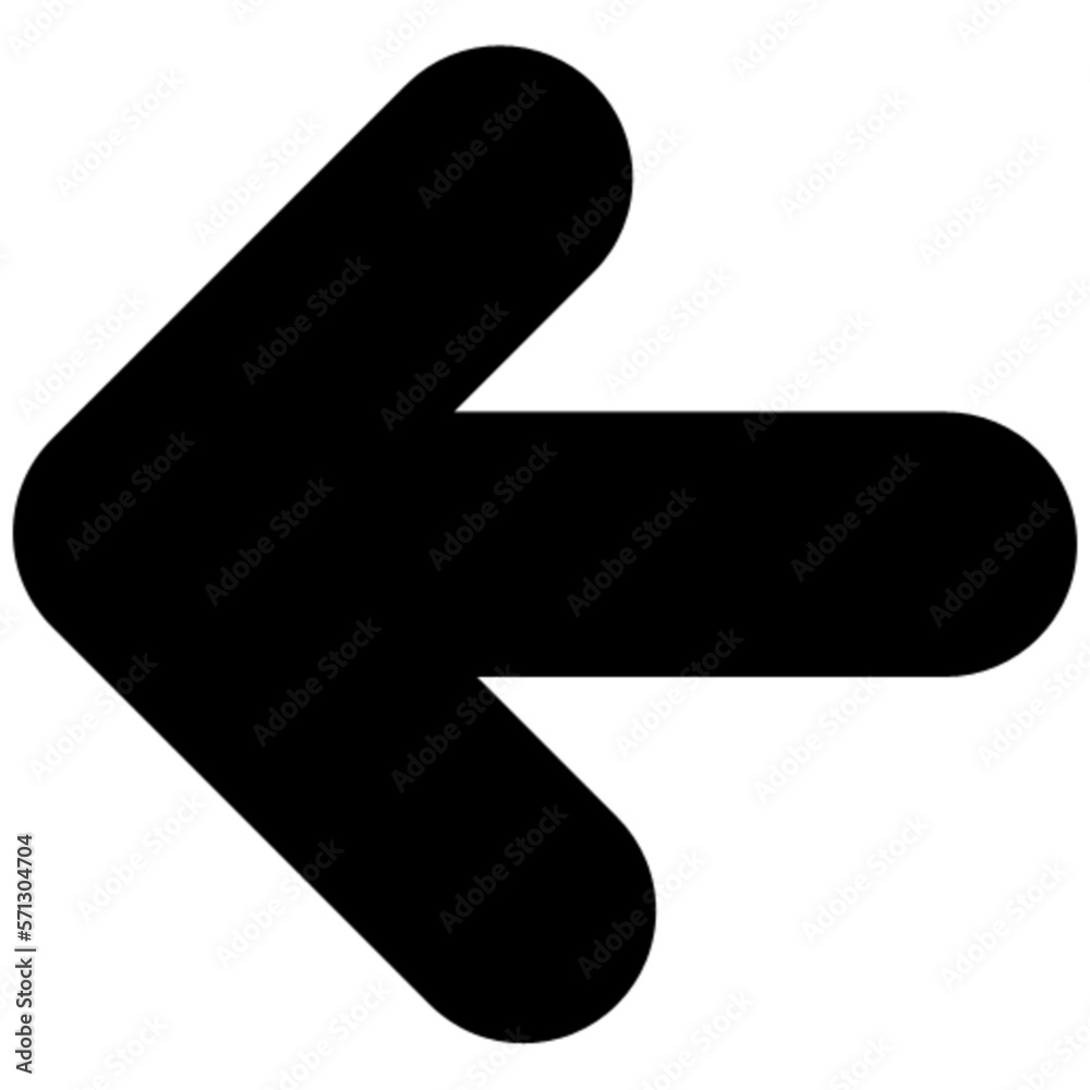 left arrow vector, icon, symbol, logo, clipart, isolated. vector ...