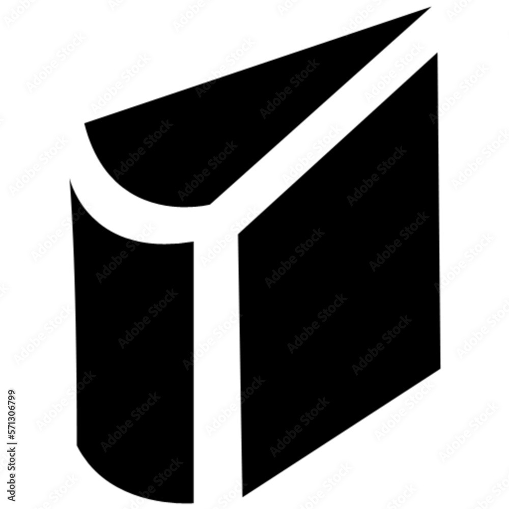 cake slice vector, icon, symbol, logo, clipart, isolated. vector ...