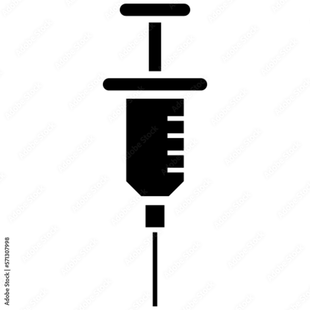 injection vector, icon, symbol, logo, clipart, isolated. vector ...