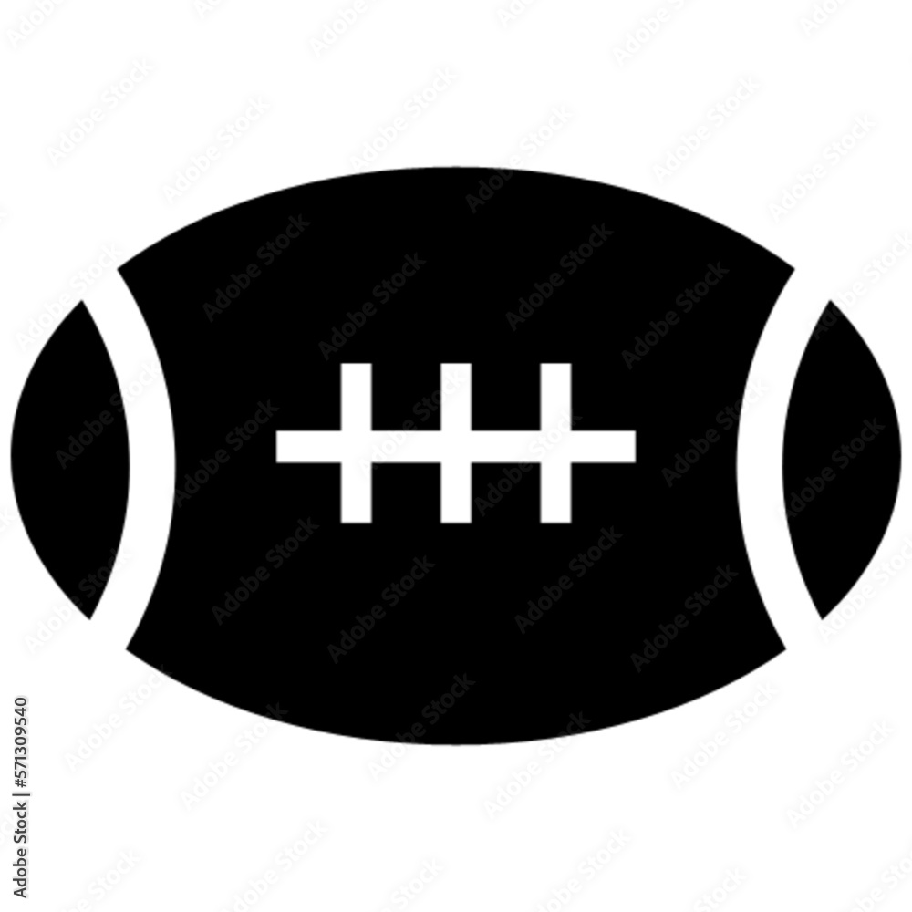 american football ball vector, icon, symbol, logo, clipart, isolated ...
