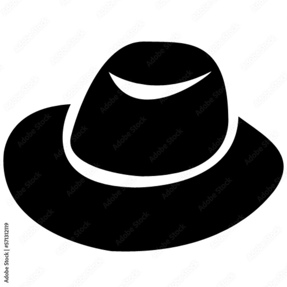 hat vector, icon, symbol, logo, clipart, isolated. vector illustration ...