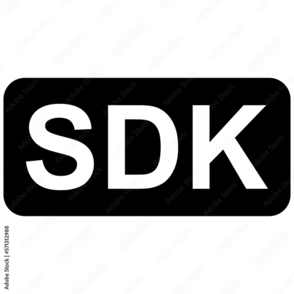 sdk vector, icon, symbol, logo, clipart, isolated. vector illustration ...