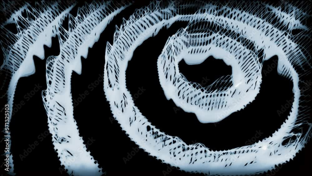 Black background with overlapping grids. Design. Dark background with ...